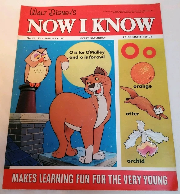 MAGAZINE - VINTAGE Magazine Walt Disney's Now I Know No. 15 13th ...