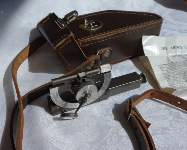 VINTAGE ABNEY LEVEL, Surveying Instrument, Vermessungsinstrument ...