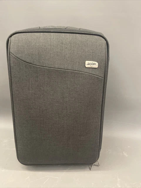 ANTLER SOFT SHELL grey Medium suitcase 26 x 34 x 50 cm Bag Luggage ...