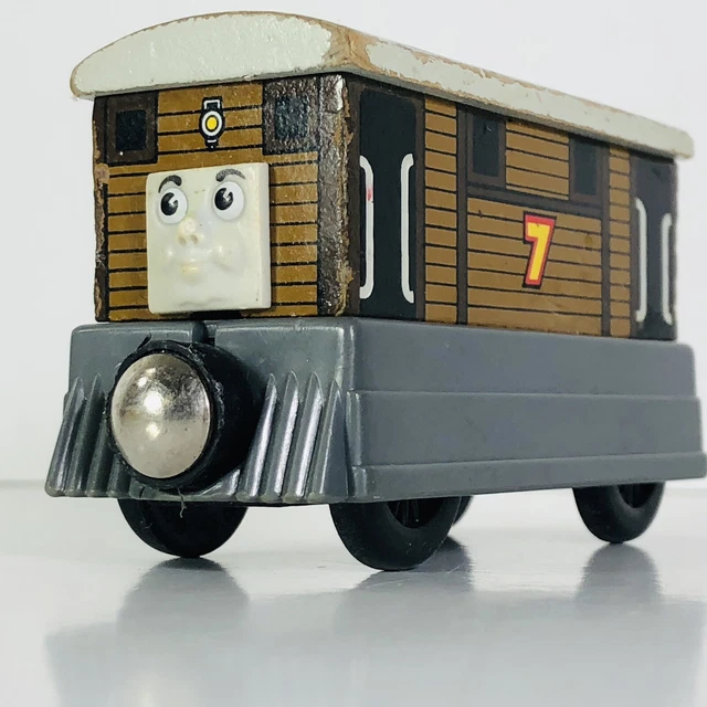 THOMAS THE TRAIN Toby Tram Car Wooden Railway Tank Engine #7 Friends ...