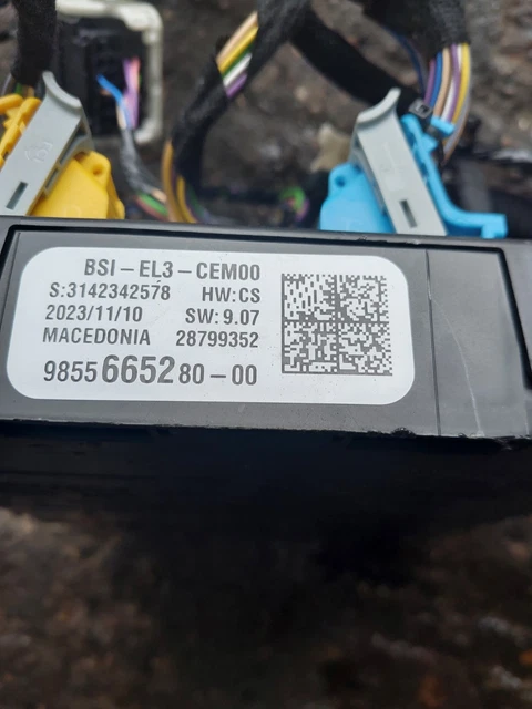 VAUXHALL CORSA F 2019-2025 Bcm Body Control Module 1.2 Turbo Manual ...