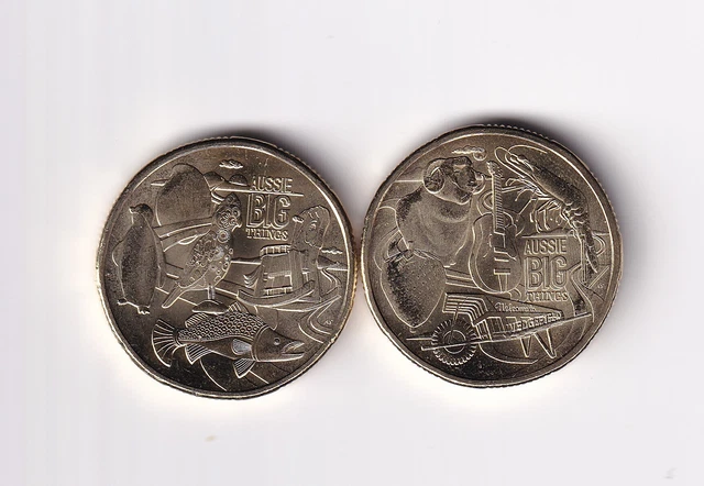 AUSTRALIAN: 2025 $1 Aussie Big Things 2 Till Coins Unc #Hm764 $10.00 ...