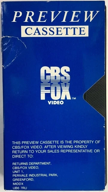 TALK RADIO (1988) Preview Cassette 1980s CBS FOX Release VHS PAL Video ...
