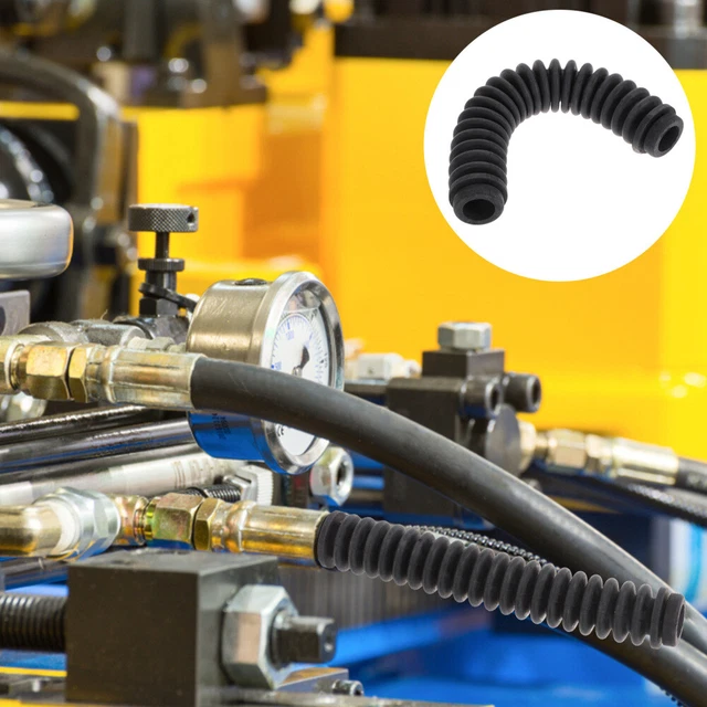 WATER BUTT CONNECTOR Pipe Corrugated Rubber Hose Stretchable ...