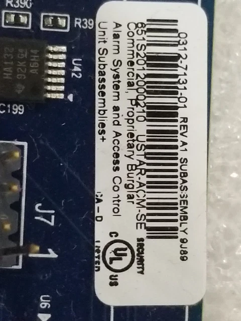 SOFTWARE HOUSE 0312-7131-01 REV A1 Access Control Module- USTAR-ACM-SE ...