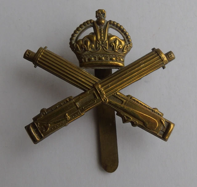 BRITISH ARMY WW1 Machine Gun Corps Brass Cap Badge £9.99 - PicClick UK