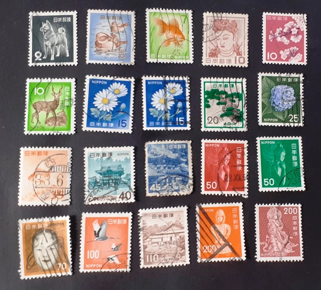 JAPEN 1950S 1970S Tiere, Blumen, Ansichten EUR 1,00 - PicClick DE