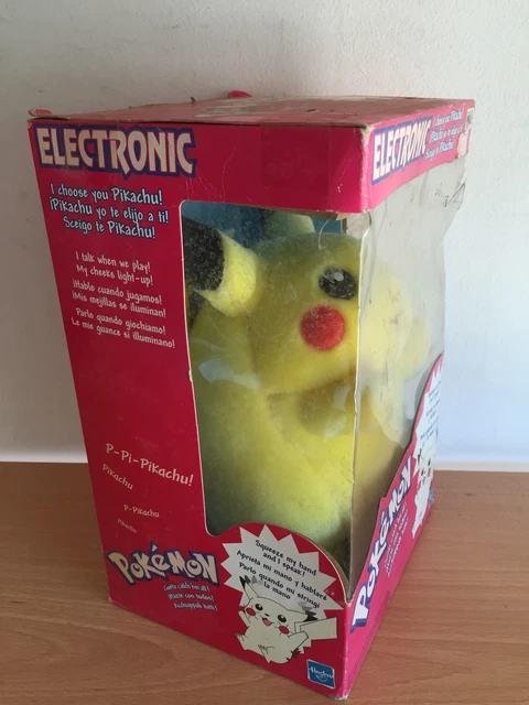 HASBRO POKEMON ELECTRONIC TALKING PIKACHU CHOOSE YOU Plush 8" Doll MIB ...