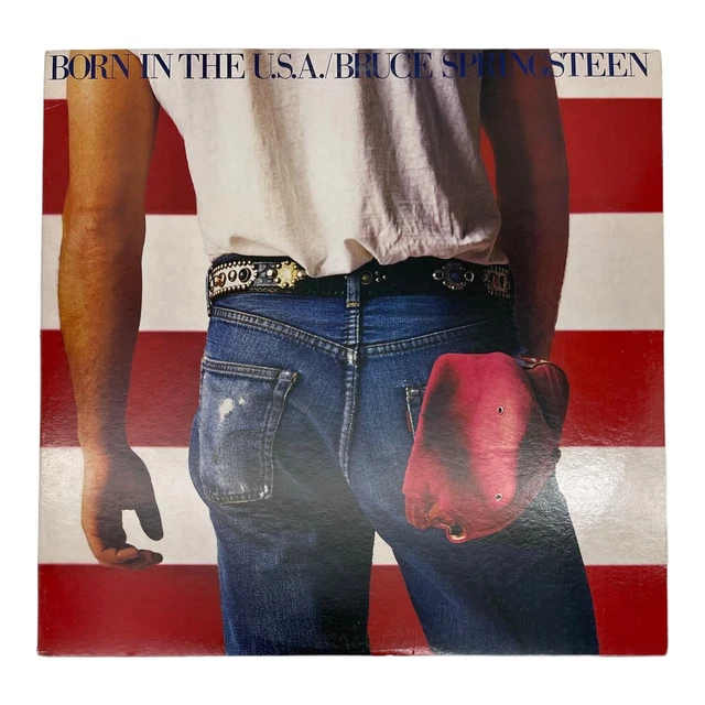 BRUCE SPRINGSTEEN BORN In The USA 1984 Columbia Vinyl Record With Inner ...
