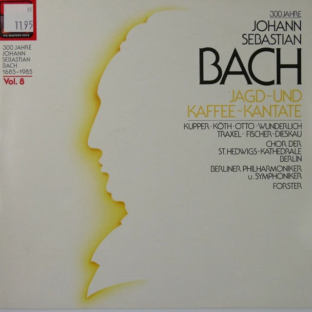 KARL FORSTER BACH Jagd und Kaffee Kantate EMI 1962 LP-6135 EUR 9,90 ...