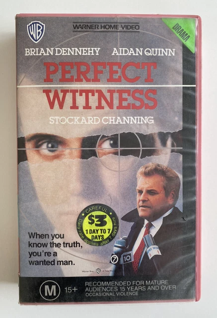 PERFECT WITNESS [VHS] Warner Video Big Box Ex-Rental Tape 1989 TV Movie ...