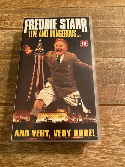 FREDDIE STARR LIVE And Dangerous VHS Video Excellent Condition £7.49 ...