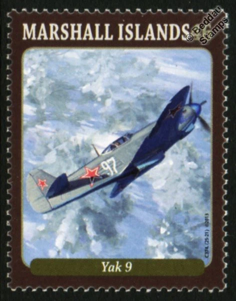 YAKOVLEV YAK-9 RUSSIAN/SOVIET Air Force WWII Fighter Aircraft Mint ...