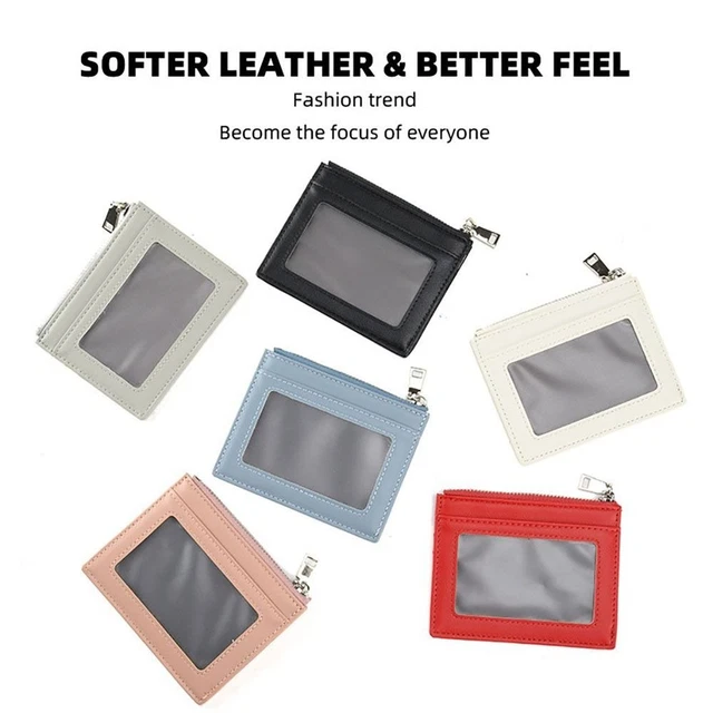 MULTIPLE ID CARD Bag Ultra-Thin Wallet for Men Women Trendy Card Holder ...