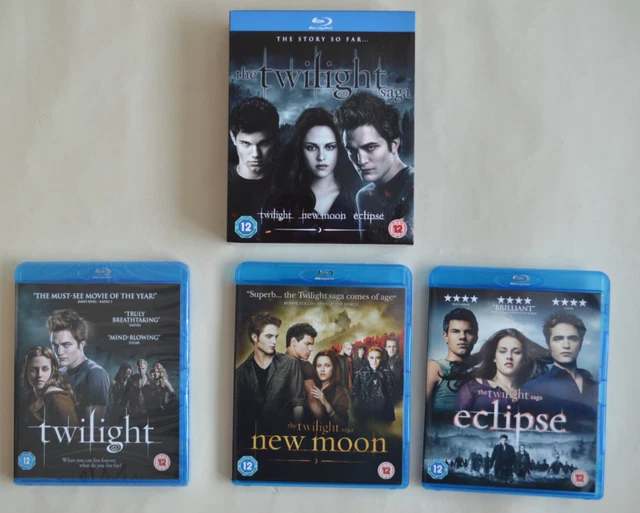 THE TWILIGHT SAGA Blu-ray Box set (3 Movies): Twilight, New Moon ...