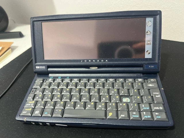 HP JORNADA 720 Handheld PDA PC Vintage Windows CE EUR 100,00 - PicClick IT