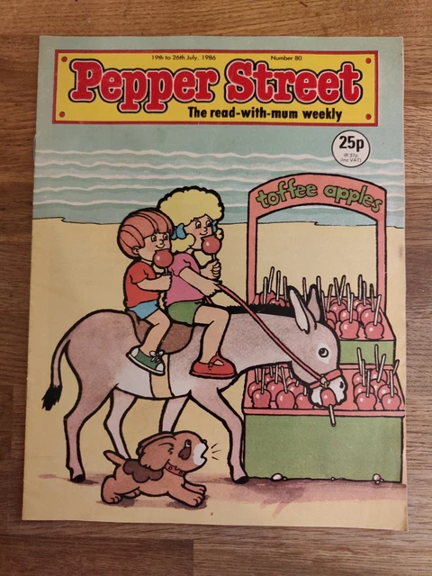 COMIC - PEPPER Street The Read With Mum Weekly UK Comic Issue #80 1986 ...