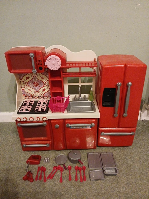 OUR GENERATION KITCHEN Doll Play Set Cooker, Fridge, Sink & Accessories ...