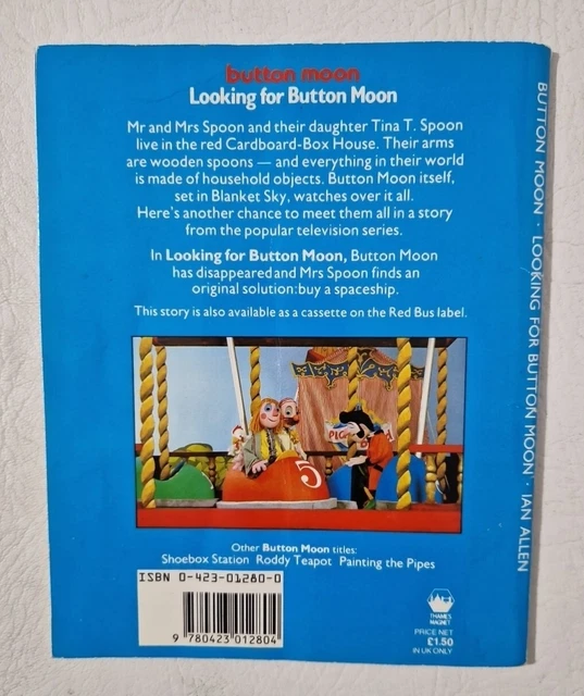 VINTAGE 1985 IAN Allen Looking For Button Moon Paperback Book Thames ...