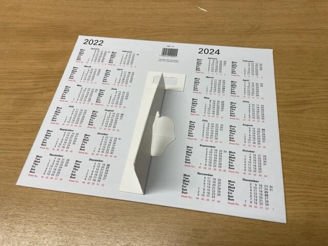 LETTS 2024 DESKTOP or Wall Mounting Calendar Yearly TYC £6.99 - PicClick UK