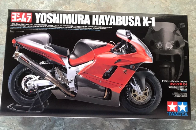 TAMIYA SUZUKI YOSHIMURA Hayabusa x-1 1/12 scale motorcycle model kit ...
