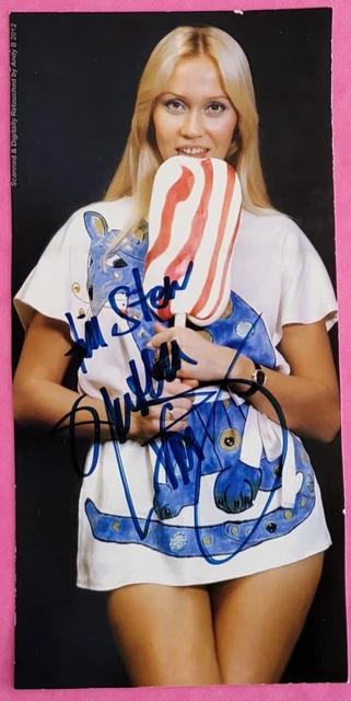 ABBA-AGNETHA FÄLTSKOG ORIGINAL Autogramm/ Autograph Hand Signed EUR 150 ...