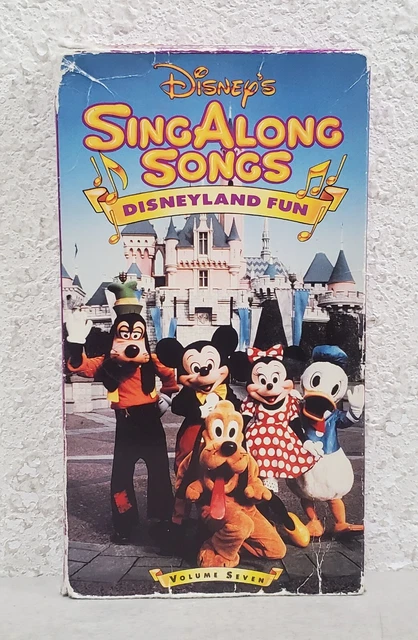 Disney S Sing Along Songs Disneyland Fun Volume Seven 7 Vhs Tape Mr Owl