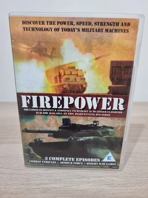 FIREPOWER DEFENCE & Aerospace Technology Series DVD Region 0 PAL $7.95 ...