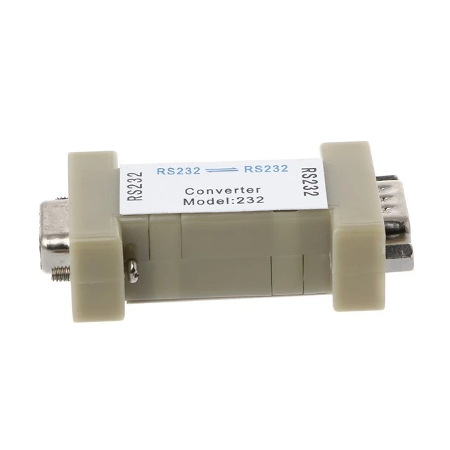RS232 FEMALE TO RS232 Female Converter Compatible Standard 9 Pin RS-232 ...