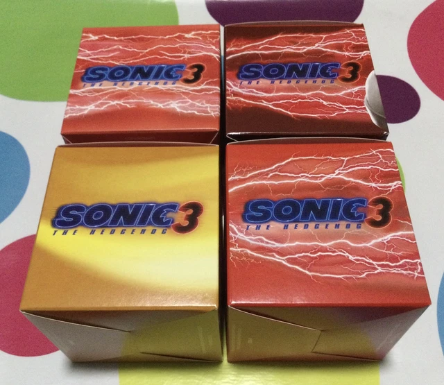 4 X MCDONALDS 2025 Sonic The Hedgehog 3 Happy Meal Surprise Toy Knuckles £13.00 - PicClick UK