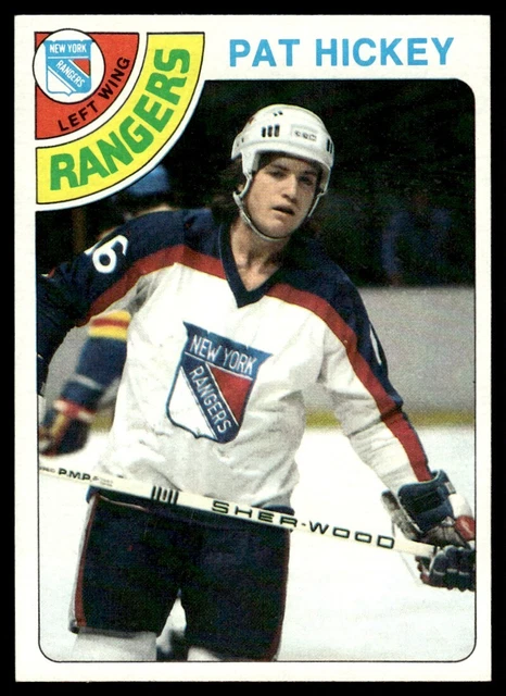 1978-79 TOPPS CARTE hockey Pat Hickey lw Rangers de New York #112 EUR 3 ...