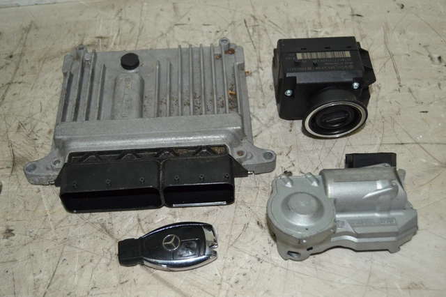 MERCEDES E CLASS ECU Set E220 CDI W211 Auto Ignition Set ESTATE 2008 ...