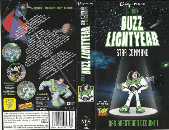 (VHS) CAPTAIN BUZZ Lightyear - Star Command: Das Abenteuer beginnt ...