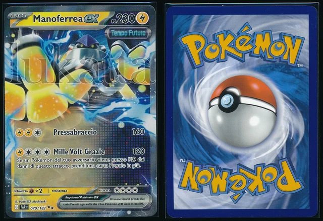 CARTA POKÉMON MANOFERREA ex - Paradosso temporale 070/182 EUR 6,50 ...