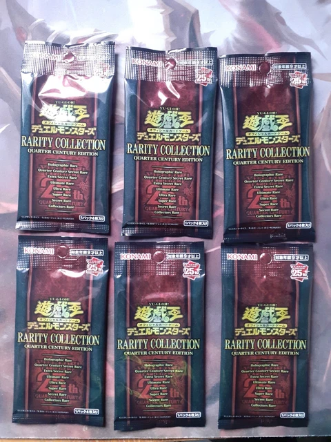 YUGIOH OCG - Rarity Collection 25th Quarter Century Edition 6X Sealed Packs EUR 8,29 - PicClick IT