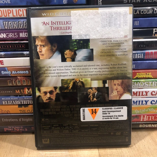 THE CLEARING DVD Robert Redford Helen Mirren Willem Dafoe Thriller ...