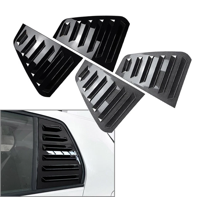 REAR WINDOW SIDE Vent Shutter Louver Cover Trim For Volkswagen Golf 6 ...