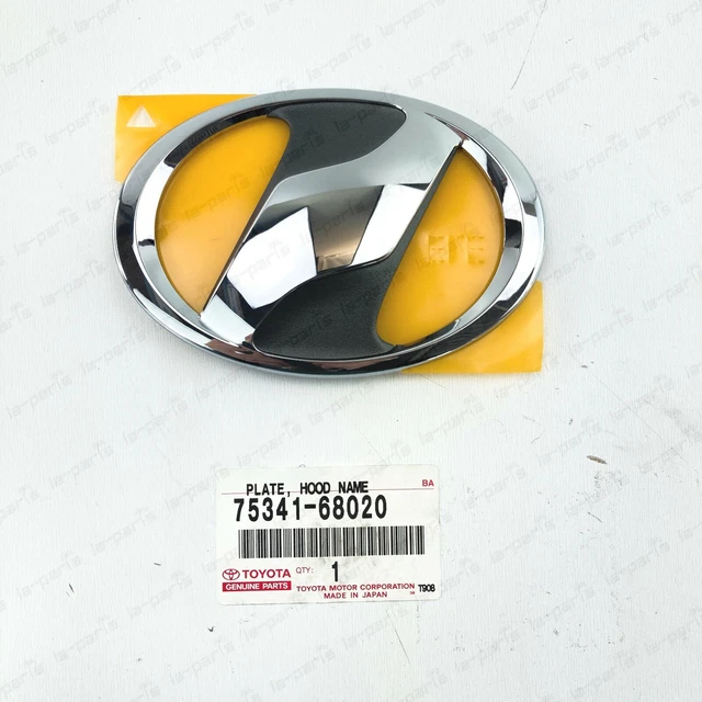 NEW GENUINE TOYOTA Netz Emblem Chrome Badge Jdm 75341-68020 £46.30 ...