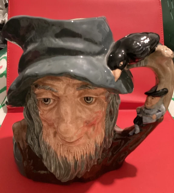 ROYAL DOULTON LARGE Toby Jug Rip Van Winkle D6438 Collectible Character ...