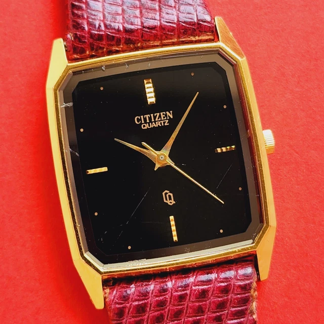 CITIZEN TANK WATCH Vintage Rare Black Dial 3630-361245 EUR 108,24 ...