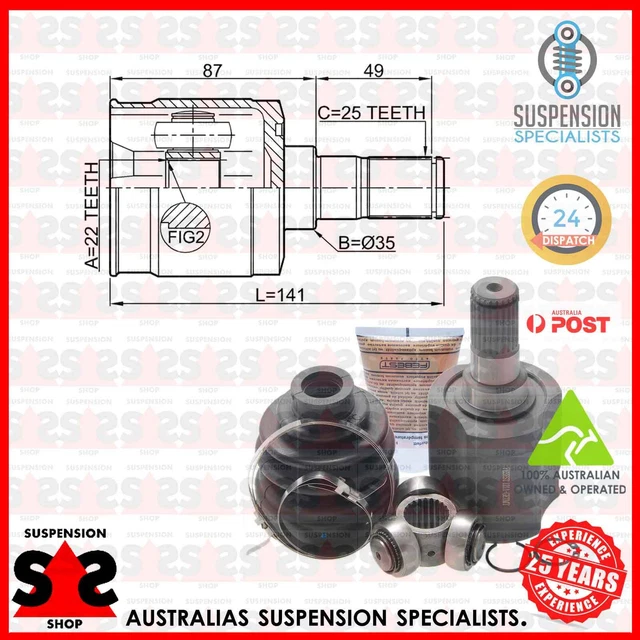 FRONT AXLE JOINT Kit, Drive Shaft Suit HYUNDAI Accent 1.6 ACCENT II (LC) EUR 65,15 - PicClick FR