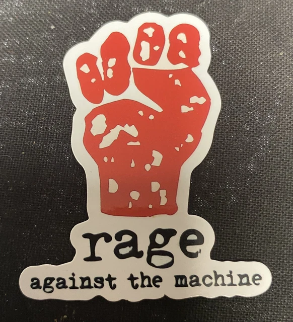 RAGE AGAINST THE Machine Sticker Guitar/case/laptop/skateboard Vinyl ...