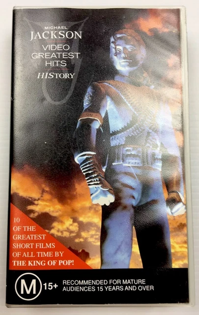 MICHAEL JACKSON GREATEST Hits & HIStory VHS Video Cassette Tape PAL M15 ...
