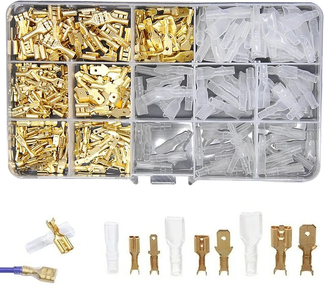 CONNECTEUR DE B?CHE M?le Femelle Electrique Sertissage De Fil Bornier Connecteur EUR 22,65 ...