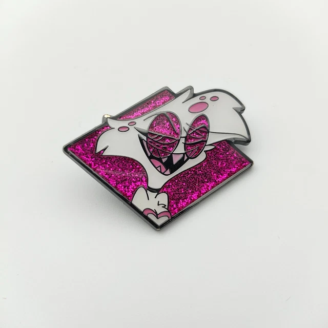 HAZBIN HOTEL ADDICT Angel Dust Glitter Limited Edition Enamel Pin ...