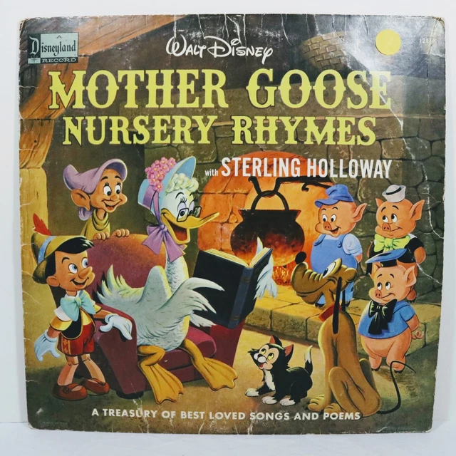 1964 RECORD DISNEYS Mother Goose Nursery Rhymes Sterling Holloway ...