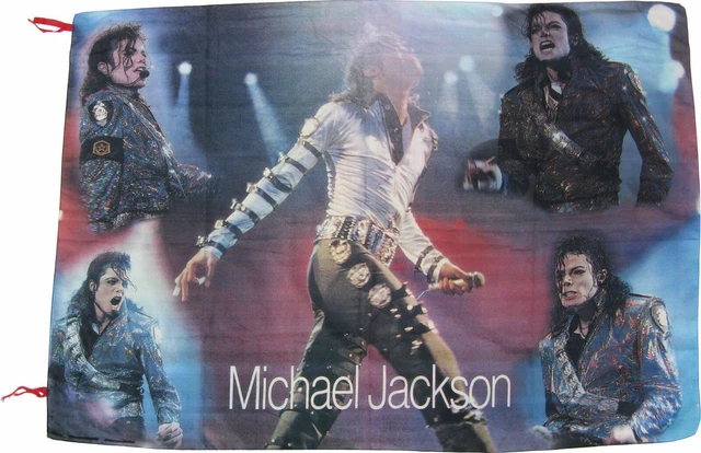 MICHAEL JACKSON DRAPEAU GIANT Fahne PURPLE FLAG / POSTER 136cm x 98cm ...