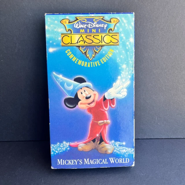 WALT DISNEY MINI Classics Mickey's Magical World VHS Tape Commemorative ...