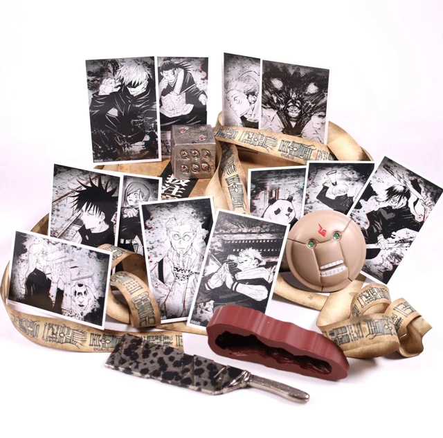 CARTA FOTOGRAFICA MERCI Jujutsu Kaisen edizione limitata e mini figura ...