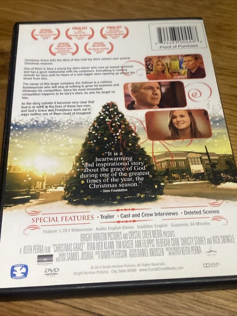 CHRISTMAS GRACE DVD Region Free USA Import Ryan-iver Klann Tim Kaiser ...